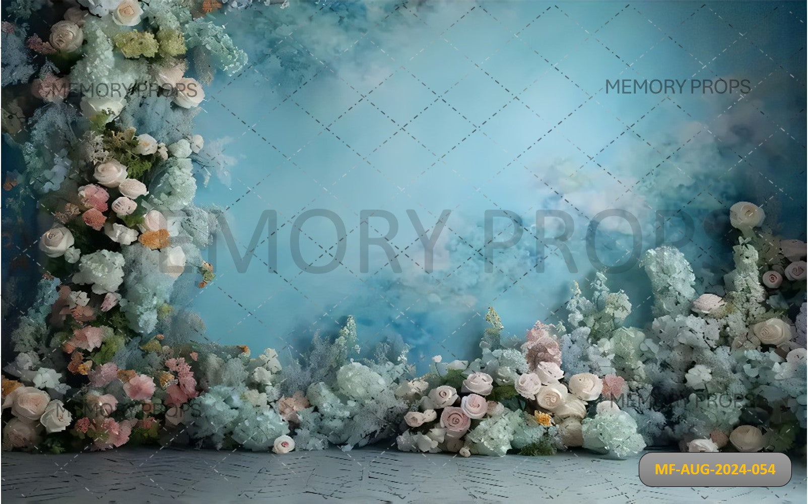 Spring flower backdrops – MEMORY P-DROPS