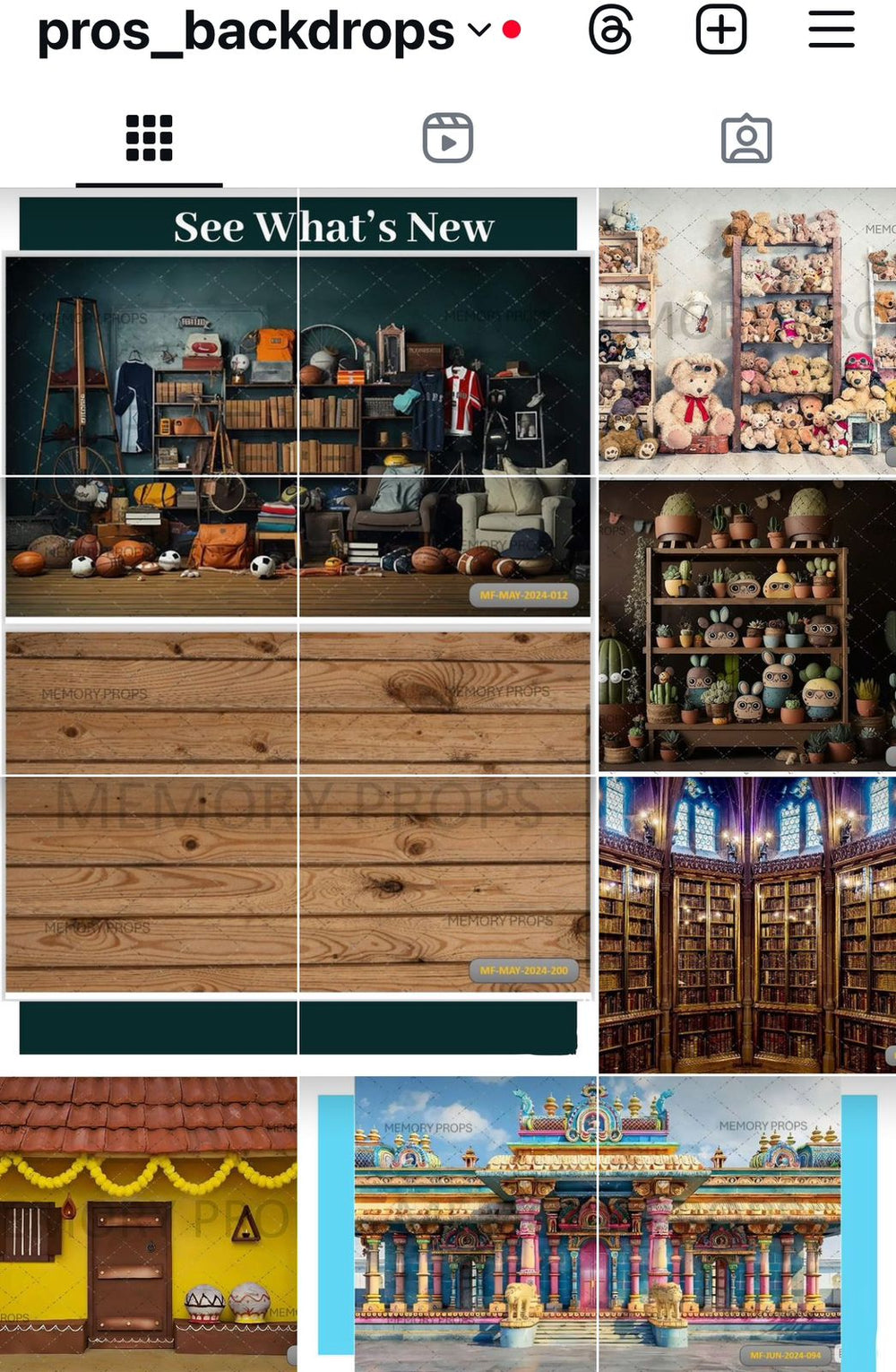 Memory Backdrops – MEMORY P-DROPS