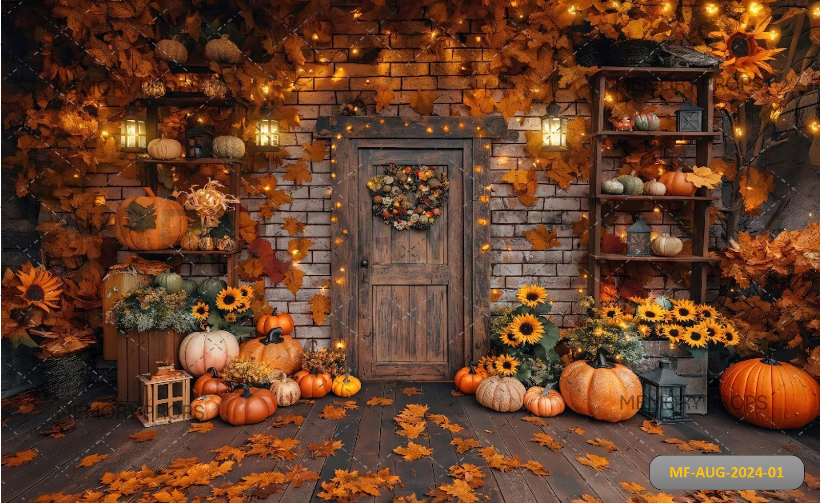 Pumpkin Patch Party Printed Backdrops
