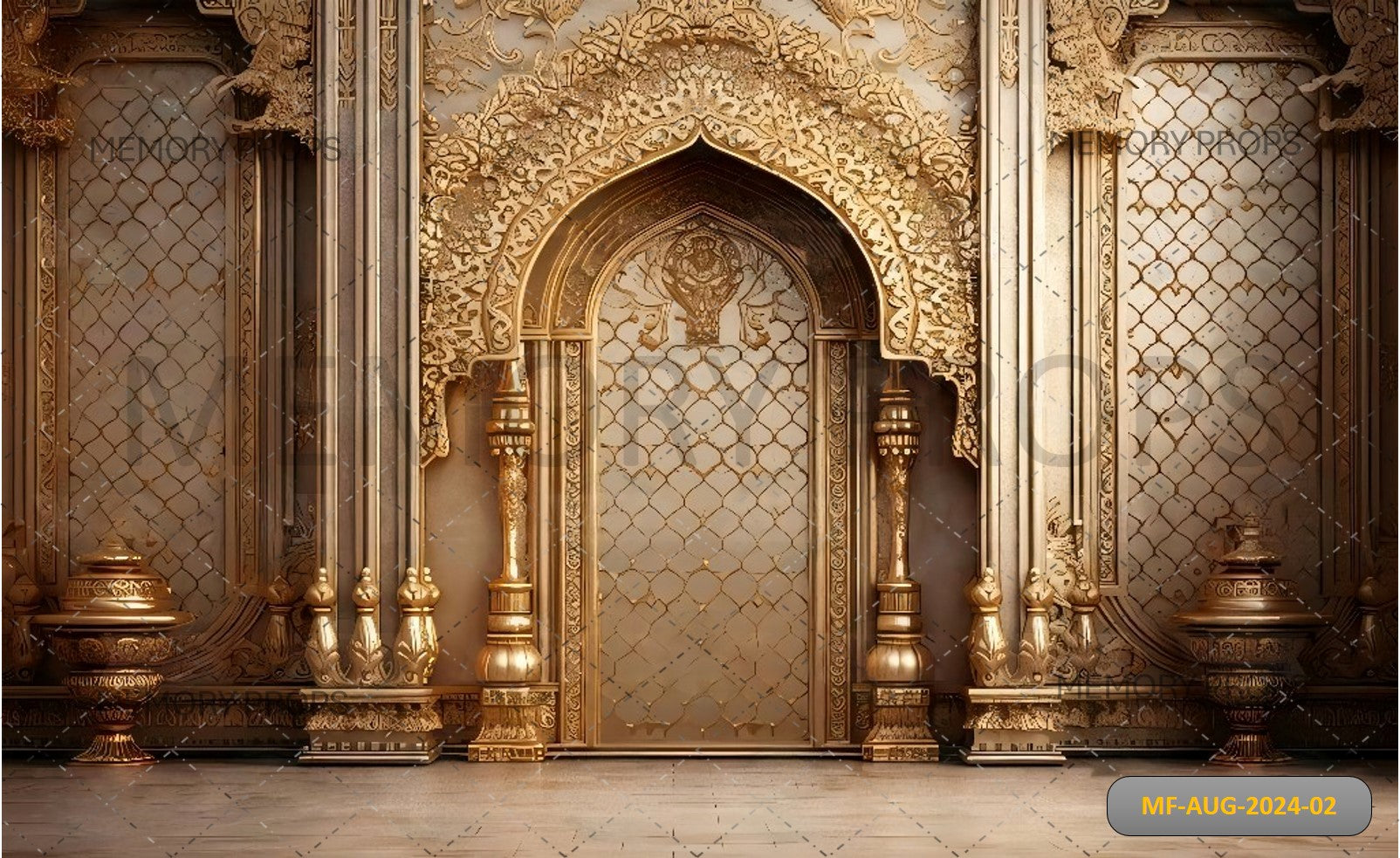 Arabic Elements Hall Printed Backdrop – MEMORY P-DROPS