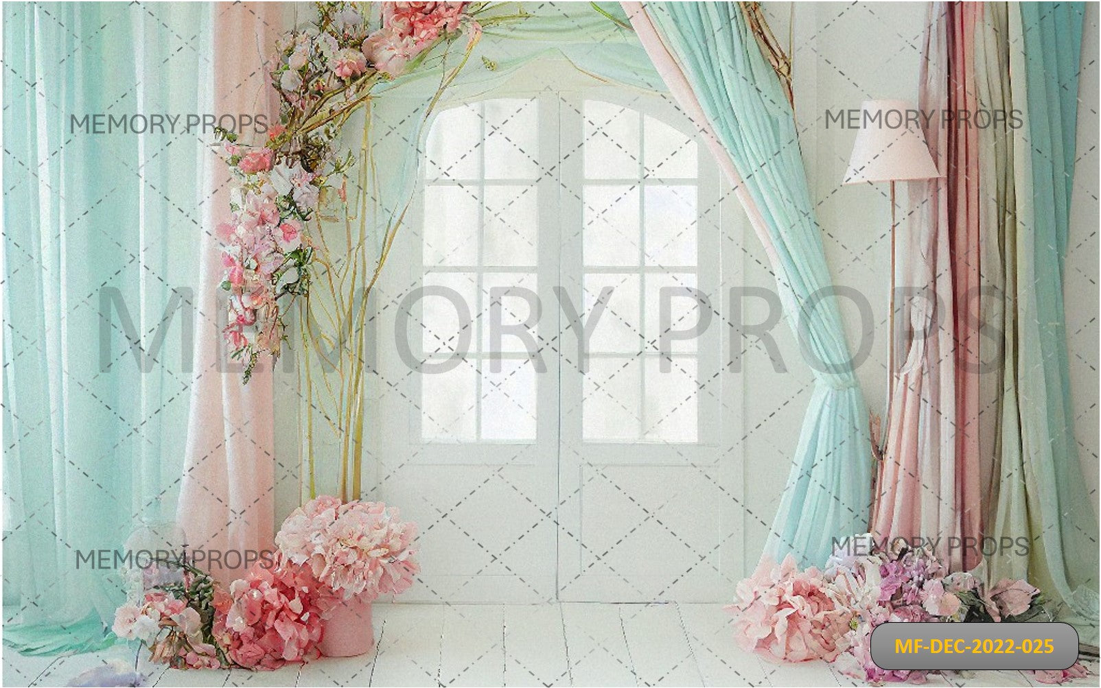 PASTEL DOORWAY CHARM - PRINTED BACKDROPS – MEMORY P-DROPS