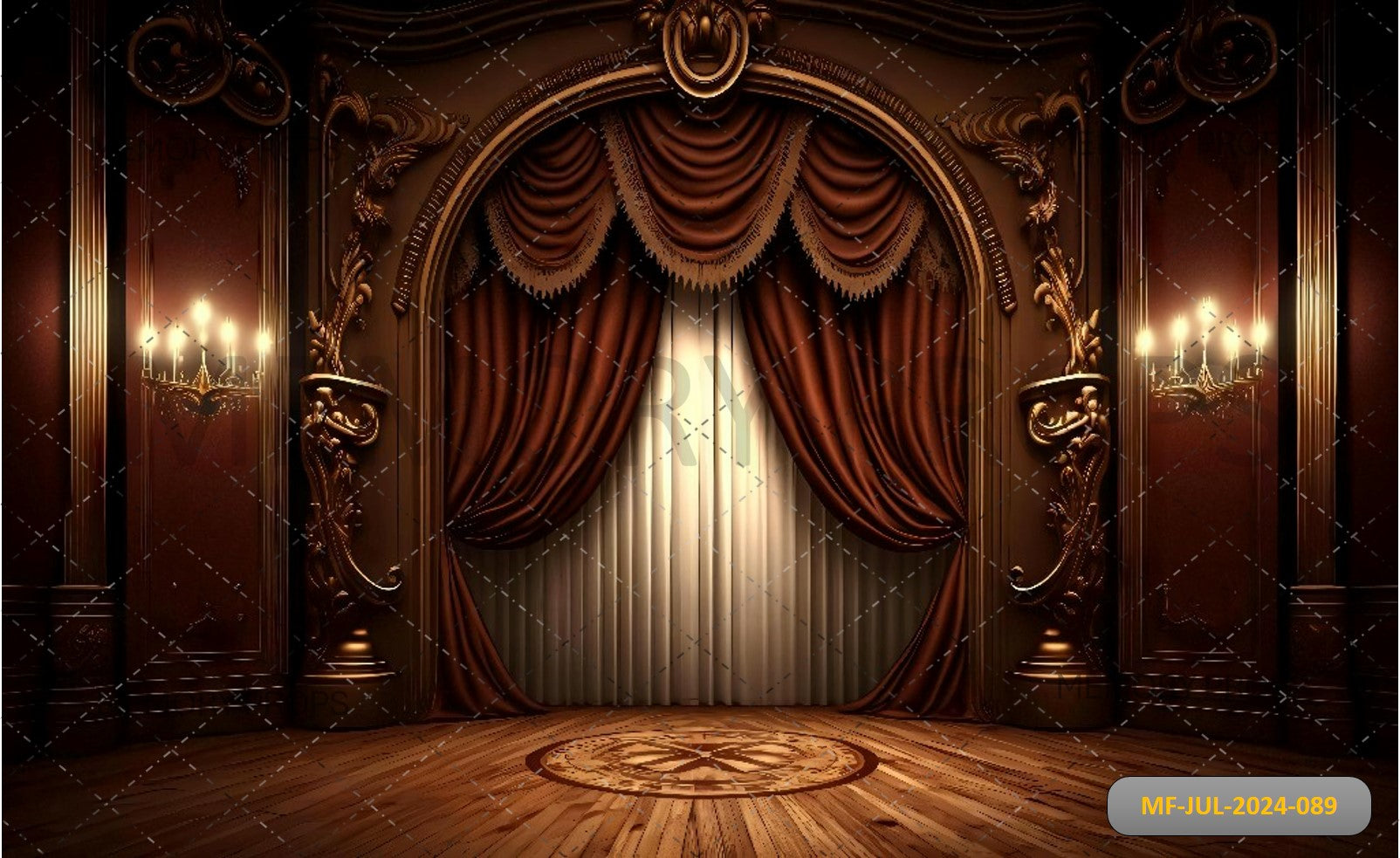 Luxury Stage Printed Backdrop